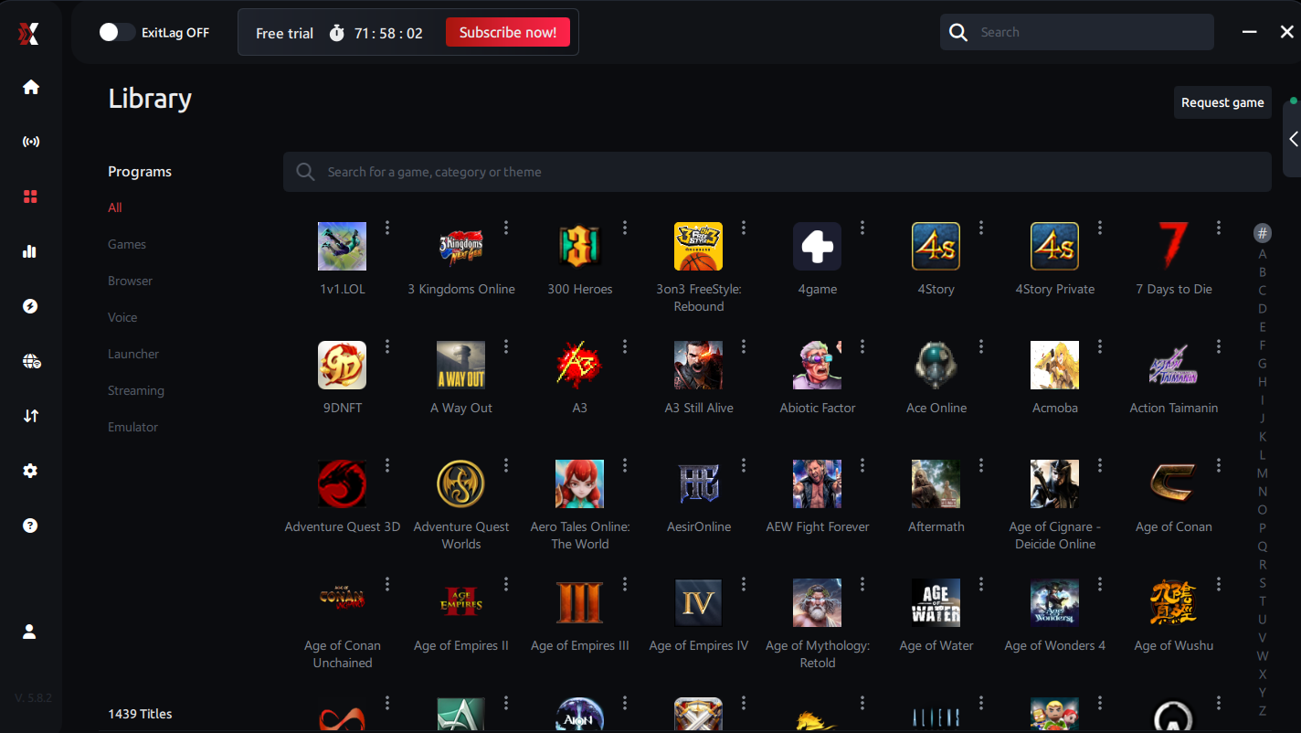 プロゲーマー御用達！通信遅延を解消するVPN ExitLagとは