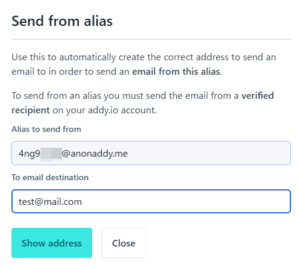 匿名メールアドレスを無制限に作成できるAnonAddyの使い方