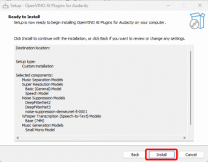 音声ファイルからBGMやノイズを除去するAudacityとOpenVINOプラグインの使い方