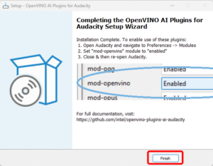 音声ファイルからBGMやノイズを除去するAudacityとOpenVINOプラグインの使い方